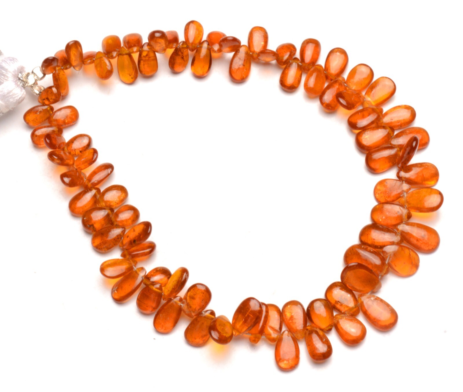 Natural Gem Orange Kyanite 7x4 to 6x4 mm Size Pear Shape Beads 9 ...