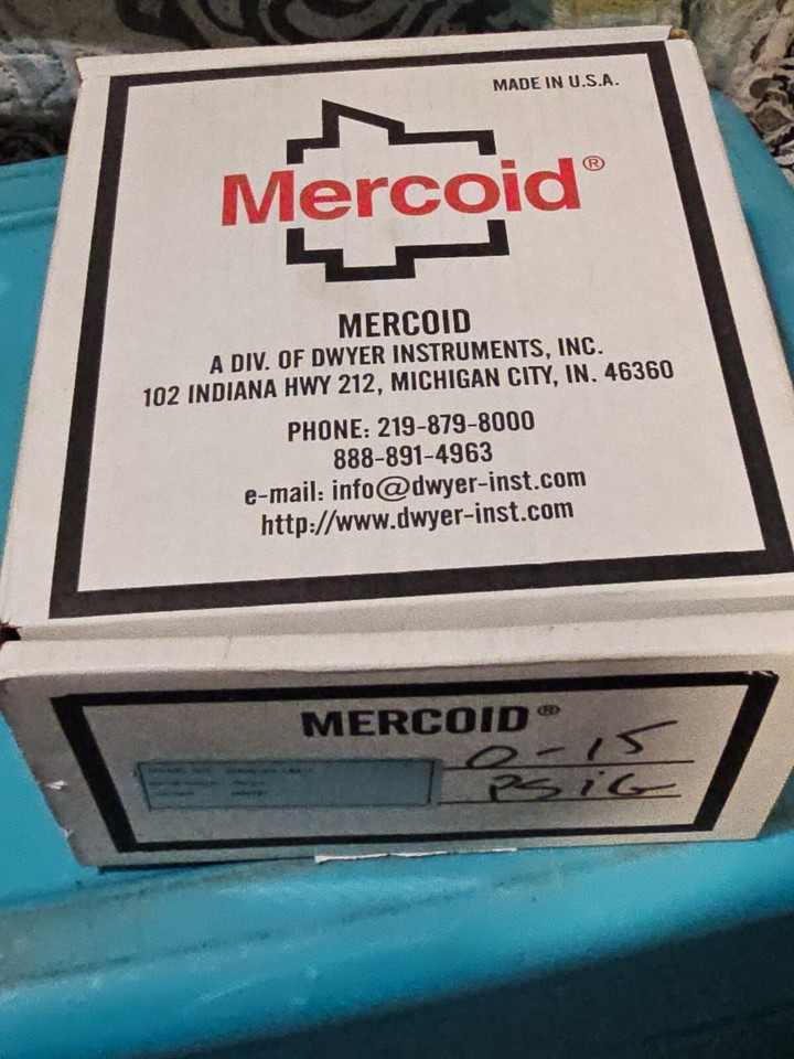 Mercoid DAW-33-153-1 Pressure Switch New In Box | eBay
