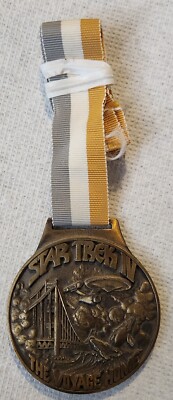 1986 Lincon Enterprises Star Trek IV The Voyage Home Medallion Medal w ...