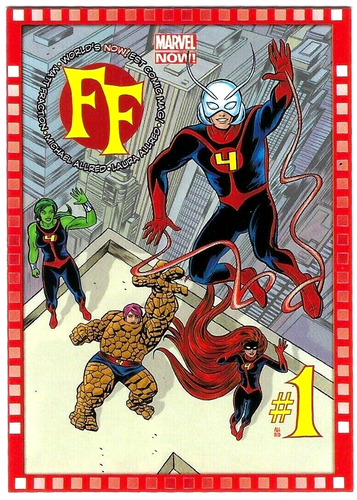 2013 Upper Deck Marvel Now! Cutting Edge Covers #107 FANTASTIC FOUR#1⚡ ...