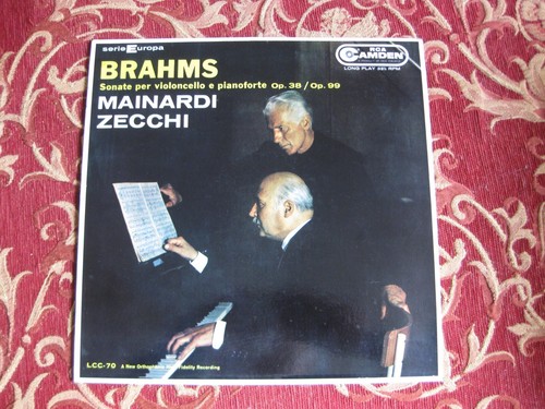MAINARDI ZECCHI BRAHMS SONATAS RCA ITALY ORIGINAL Near Mint TOP RARE | eBay