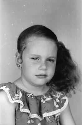 Vintage 1970's Modelling Photo Negative Model Little Girl | eBay