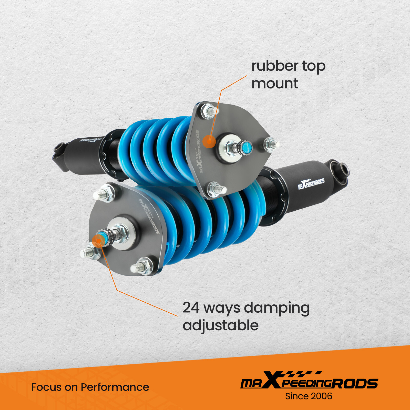 MaXpeedingrods Adjustable Coilovers Suspension For Lexus GS300 GS400 ...