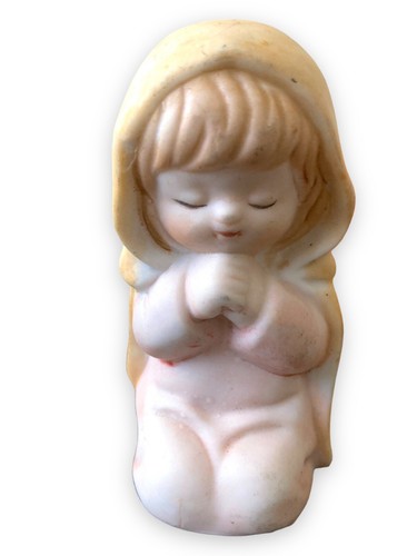 HOMCO Childrens Nativity Set Christmas 1 PRAYING MARY Ceramic 3” | eBay