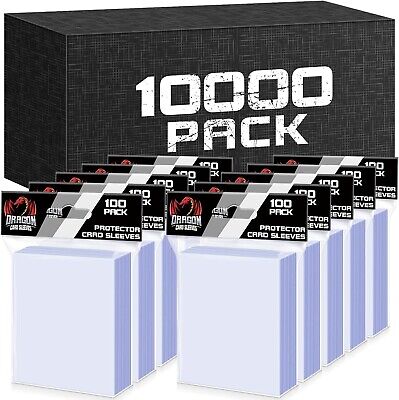 Versatile Clear Plastic Card Sleeves - Perfect for Trading, Sports ...