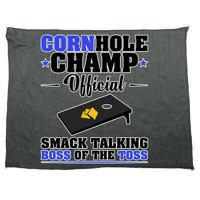 Cornhole Champ Official Smack Talking Boss Of The Toss Kitchen Cloth ...