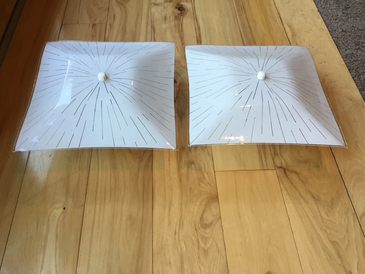 Square Glass Ceiling Light Shade | Shelly Lighting