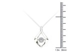 10k White Gold 0.1 Ct Diamond Pendant Necklace, H-I I2 Perfect Gift for ...