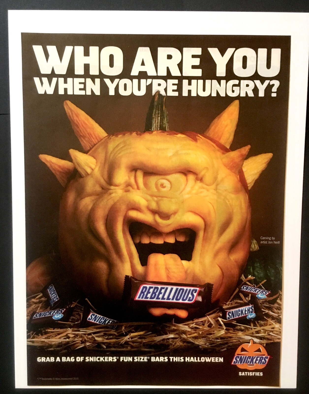 Snickers Chocolate Advertisement