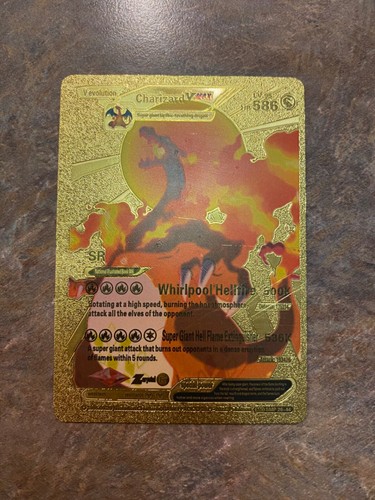 Charizard Vmax Gold V Evolution SR; Pokémon; Excellent Or Near Mint ...