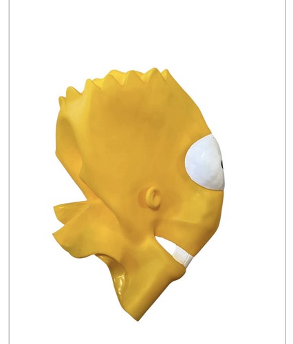 Bart Simpson Latex Mask Adult And Marge Simpson Hair Wig | eBay