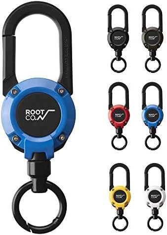 ROOT CO. Carabiner Reel w/Built-in Magnet GRAVITY MAG REEL 360 Khaki/Matte Tools | eBay