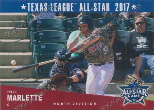 2017 Texas League All Star N Tyler Marlette RC Rookie Seattle Mariners ...