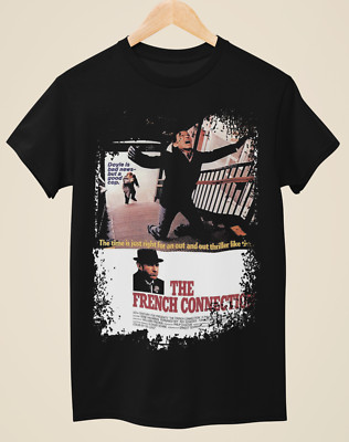 The French Connection - Movie Poster Inspired Unisex Black T-Shirt | eBay