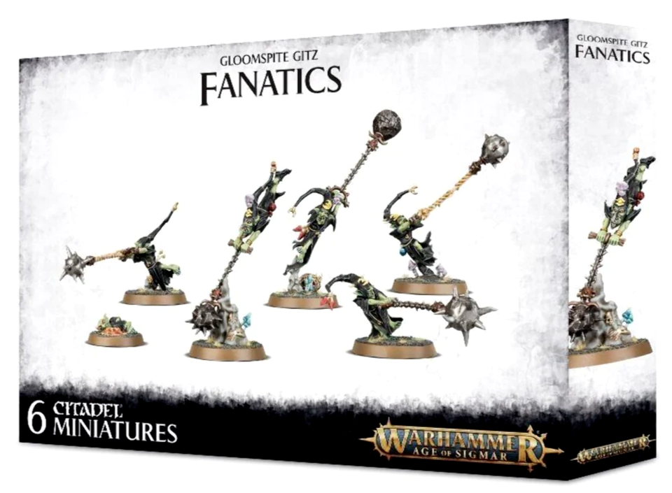 Warhammer AoS Gloomspite Gitz Sporesplatta / Loonsmasha Fanatics New in ...