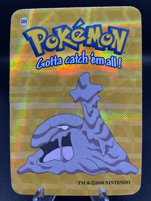 Muk #089 2000 Pokémon Vending Prism Holo Sticker Card | eBay