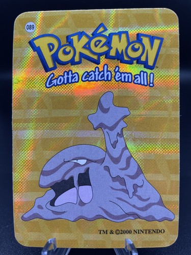 Muk #089 2000 Pokémon Vending Prism Holo Sticker Card | eBay
