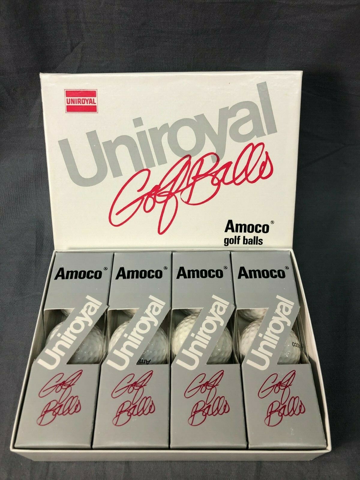 One Dozen (12) Vintage Uniroyal Amoco Surlyn Cover Golf Balls J613 | eBay