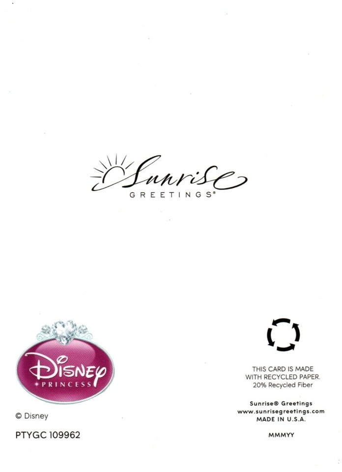 Walt Disney Princess Cinderella Belle Elsa Thank You Note Cards - Set ...