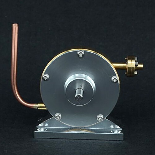 Mini Live Steam Turbine Engine, 40,000 RPM, Brass & Aluminum ...