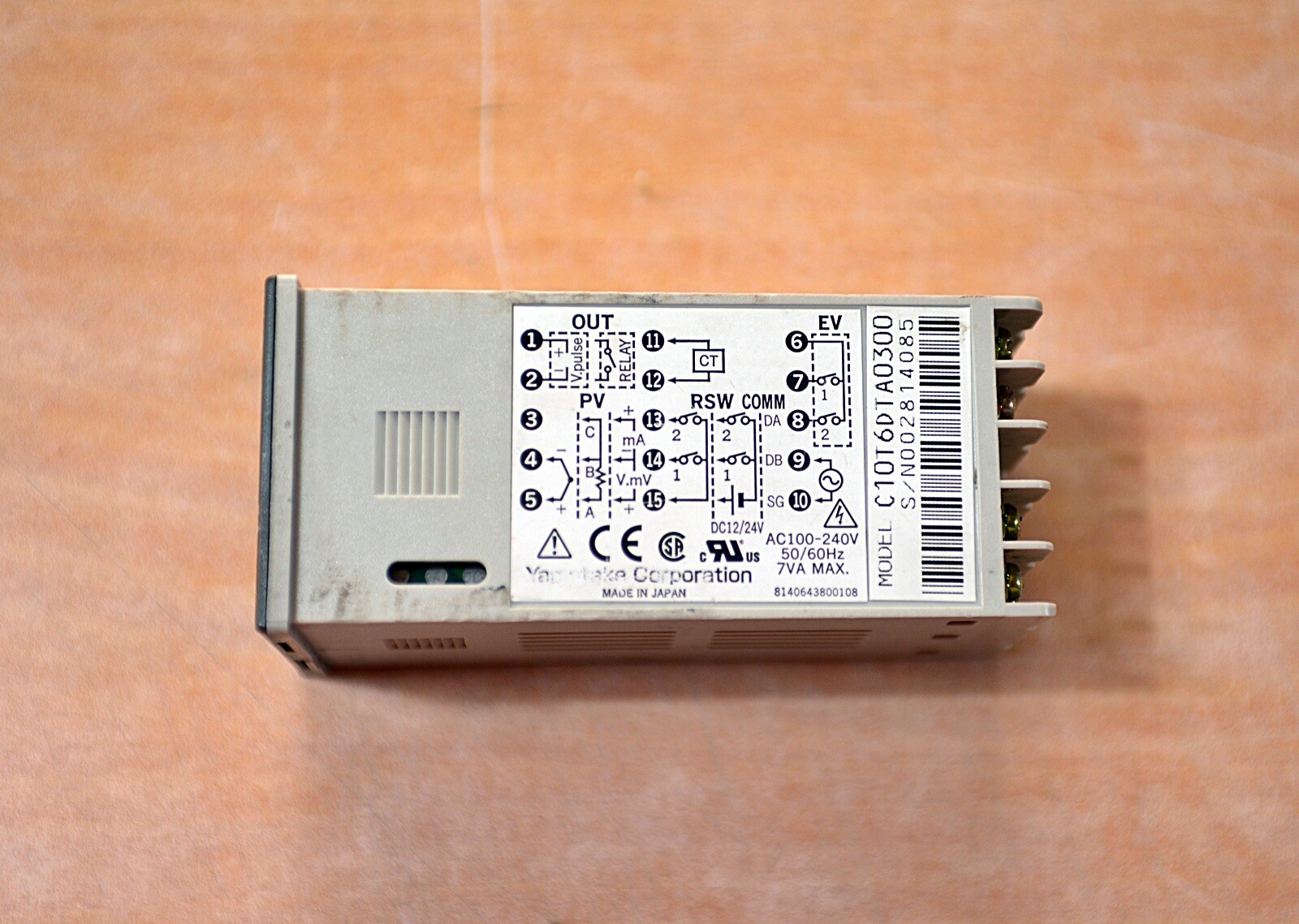 Yamatake SDC10 Temperature Controller C10T6DTA0300 | eBay