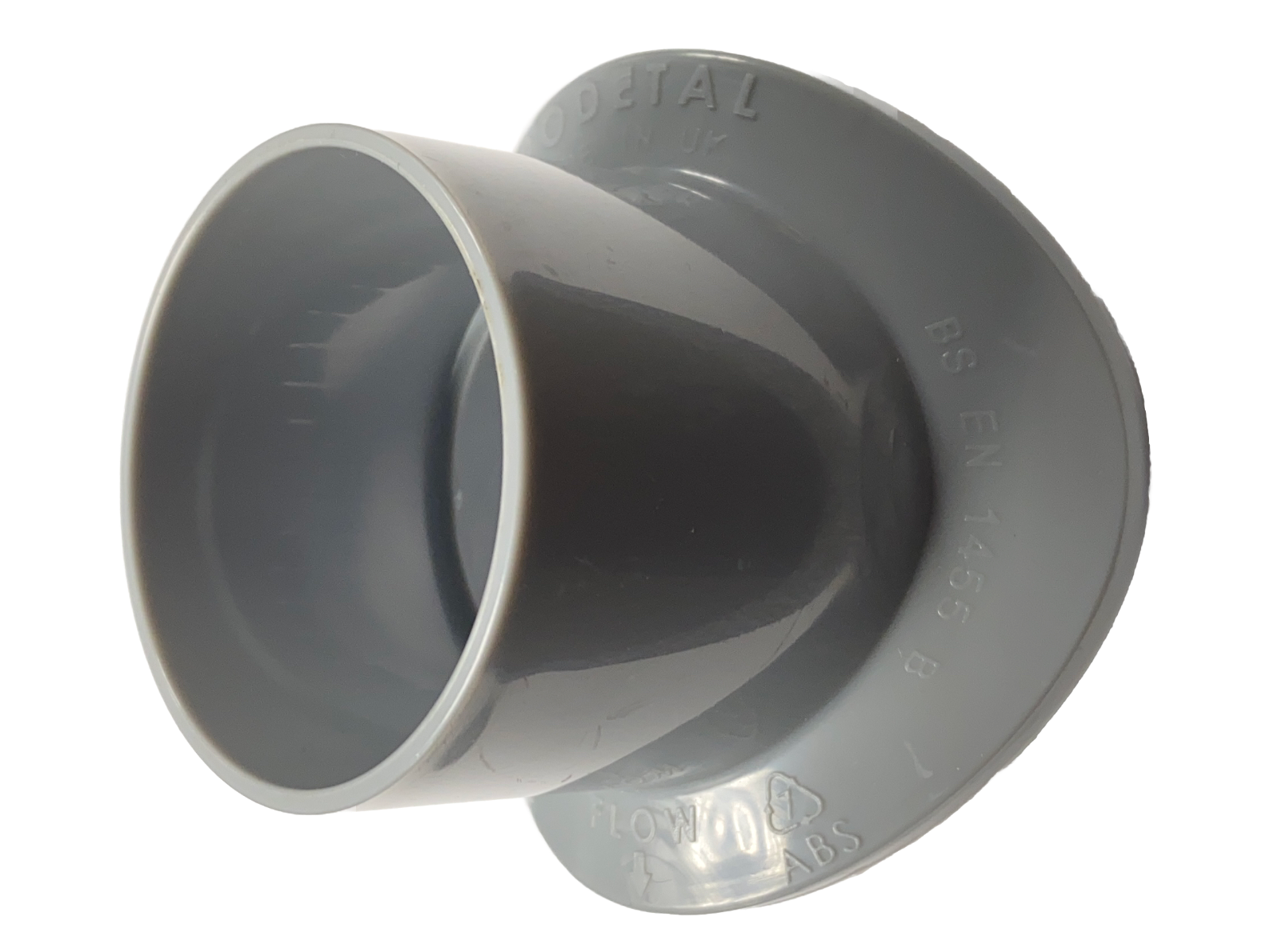 Grey 110mm to 55mm Click In Boss Adapter Fitting - Waste Pipe to Soil ...