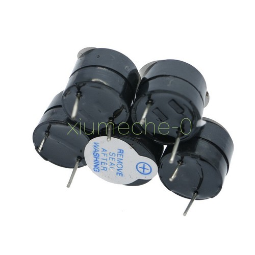 5PCS 5V Active Buzzer Magnetic Long Continous Beep Tone Alarm Ringer ...