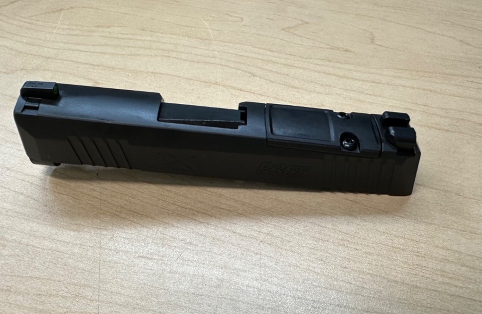 SIG SAUER P365 P365X OEM Complete Slide Assembly 9mm Optic Ready Night ...