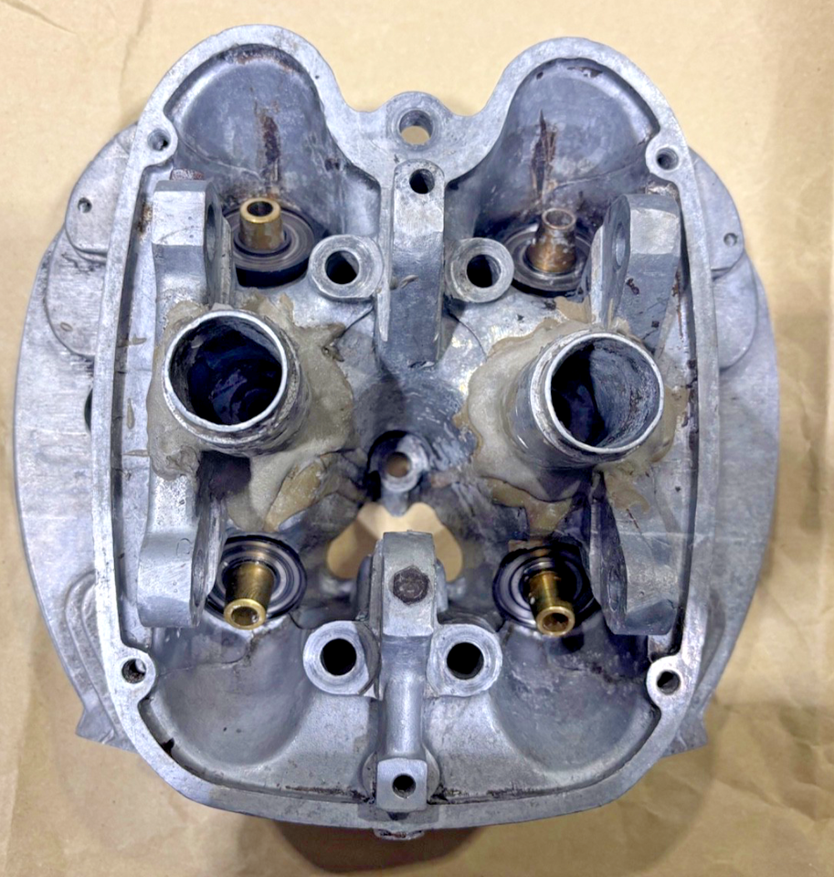 BSA A65 Lightning Hornet Twin Carb Cylinder Head Modified 4 plug ...