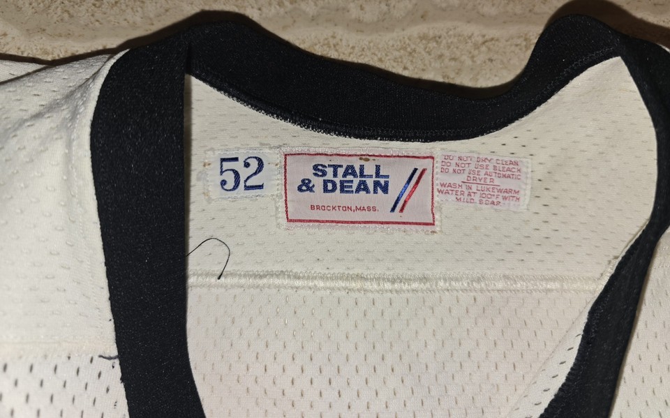 Vintage Boston Bruins Game Worn Jersey #35 1977-78 Stall & Dean Mesh ...