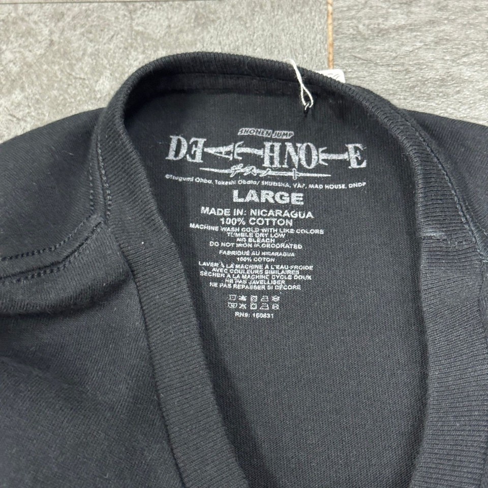 Death Note Misa Misa Black T-Shirt Size L Anime Manga Tee New | eBay ...
