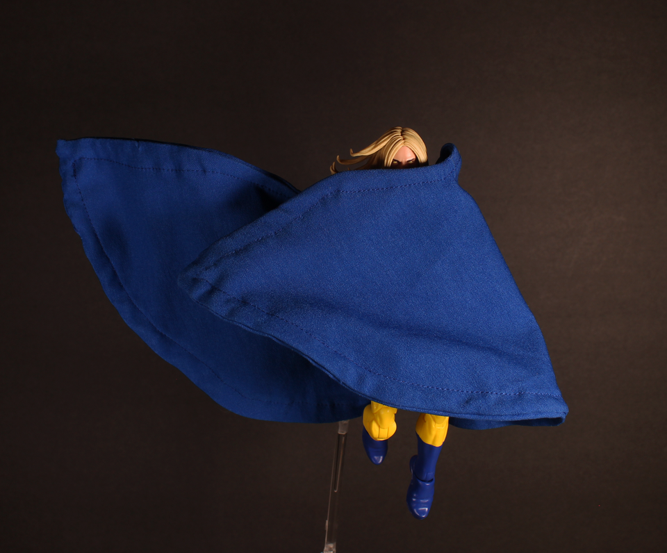1/12 scale wired cape for Sentry Marvel Legends | eBay