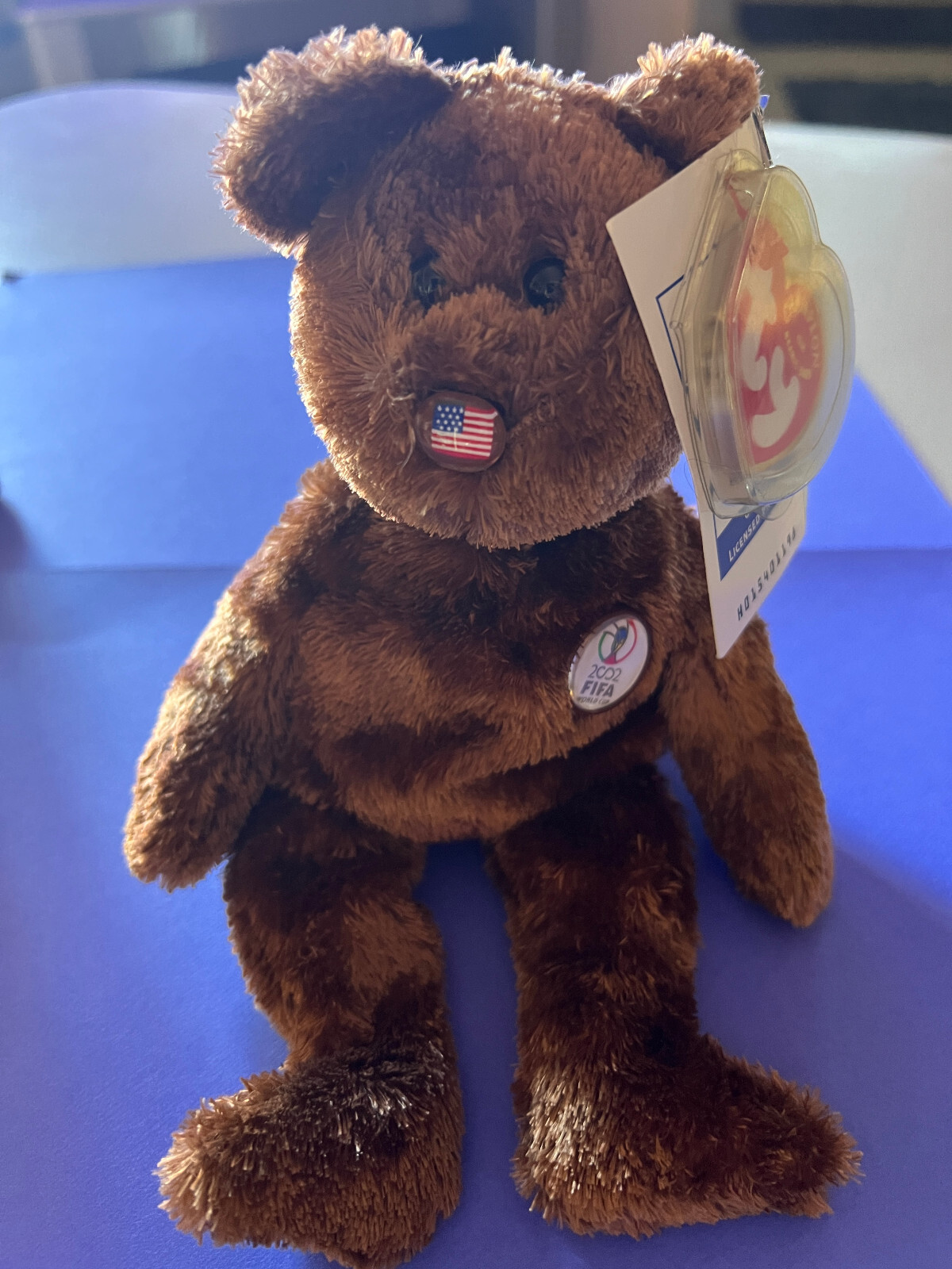 BEANIE BABY - CHAMPION THE FIFA BEAR (USA VERSION), NWT | eBay