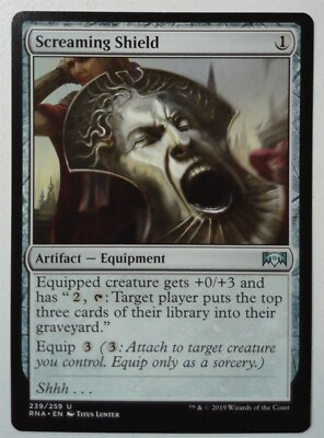 Screaming Shield *Uncommon* Magic MtG x1 Ravnica Allegiance | eBay