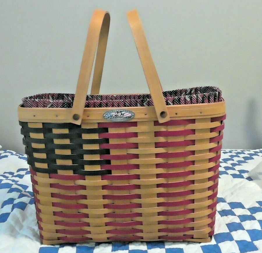Longaberger 1998 Flag Basket Set | eBay