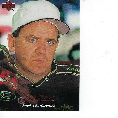RICK MAST SIGNED 1996 UPPER DECK RACING #1 - NASCAR | eBay