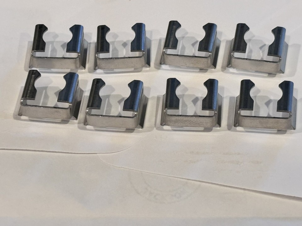 fuel injector to fuel rails safety retaining clips Universal Stainless ...