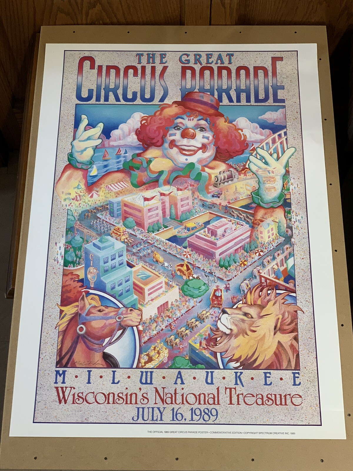 Vintage The Great Circus Parade Milwaukee WI July 16, 1989 Poster | eBay