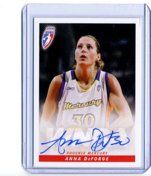 Anna DeForge 2006 WNBA Rittenhouse Archives LTD Certified Autograph ...