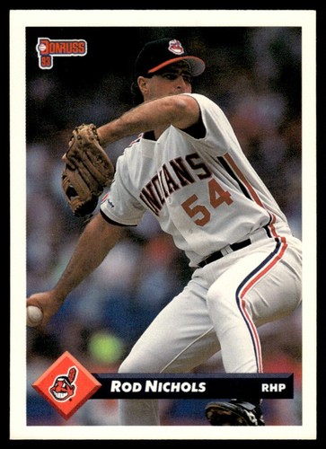 1993 Donruss #521 Rod Nichols Cleveland Indians | eBay