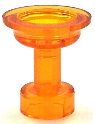 Lego New Trans-Orange Minifigure Utensils Sherbet Sundae Dish ...