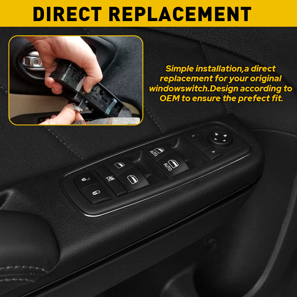 Master Power Window Switch For 2015-2019 Chrysler 300 Dodge Charger ...