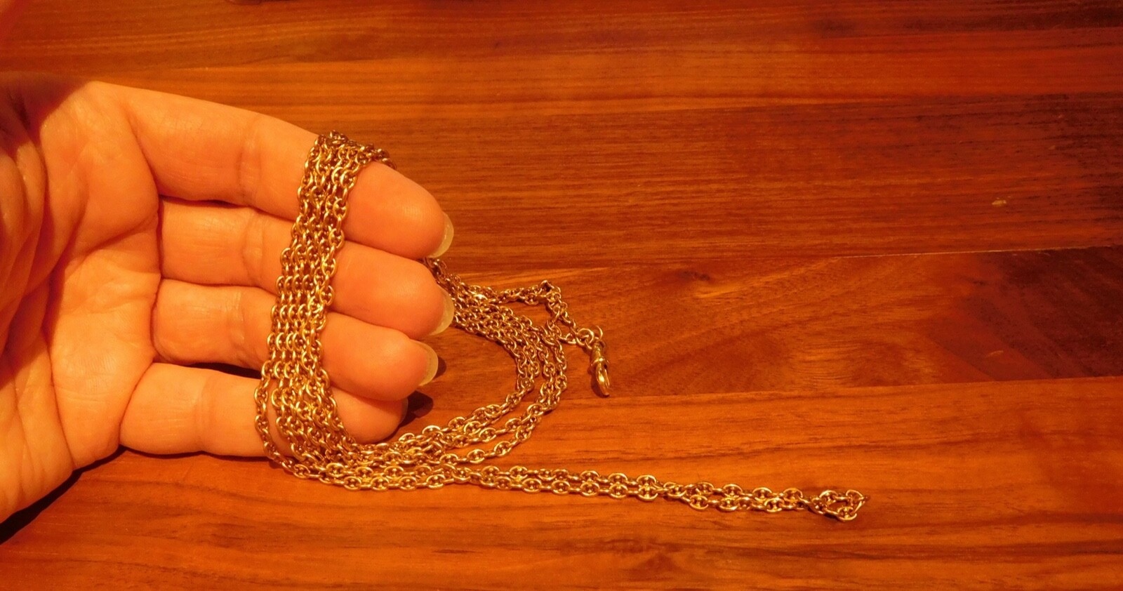 Victorian Edwardian 1900 Unusually Long Soild 14K Rose Gold Full Anchor ...