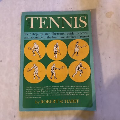 Vintage Tennis Collier Quick and Easy Guide to Tennis by Robert Scharff ...