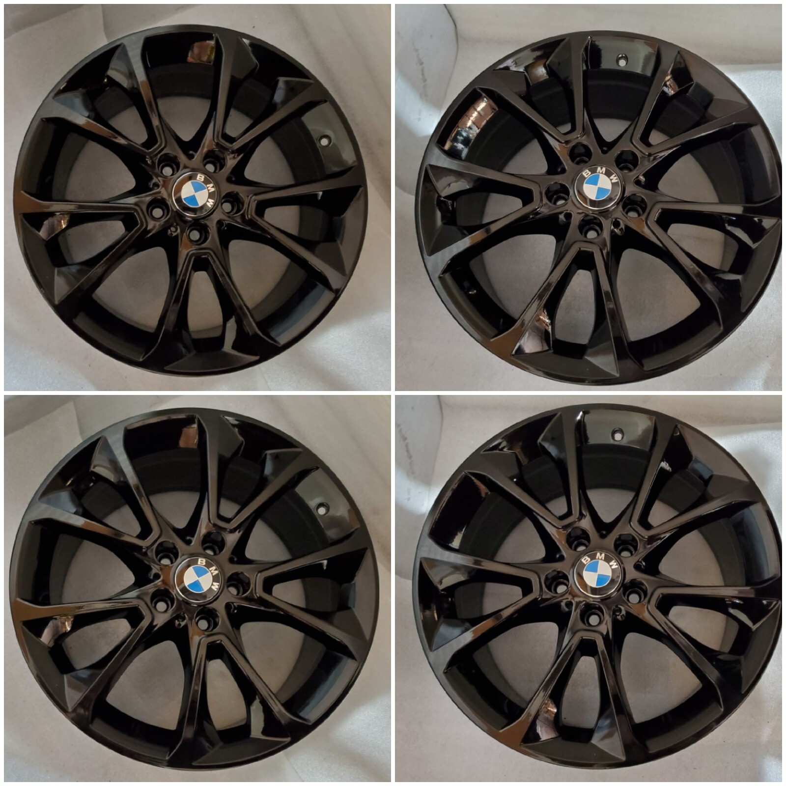 Original 19" BMW X5 Sport OEM Wheels Gloss Black Rims 5x120 F15 20 ...