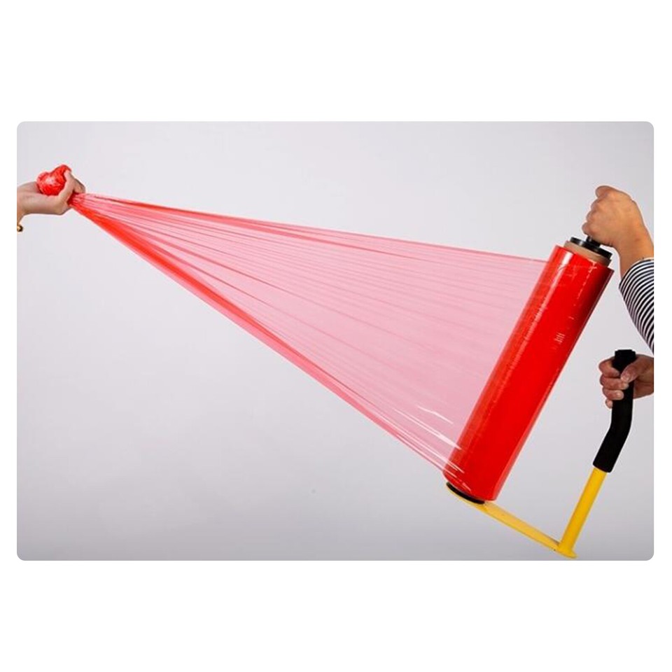 Hand-Held Pallet Wrap Dispenser Lightweight Plastic Stretch Film Shrink ...