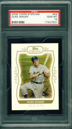 2008 Topps Sterling - #43 Duke Snider /250 for sale online | eBay