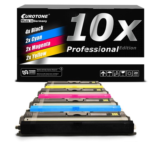 10x Eurotone PRO Toner Alternative f?r Epson C13S050554 - C13S050557 4059844358347 | eBay.de