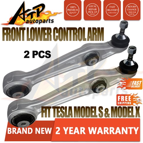 2x FRONT LOWER SUSPENSION CONTROL ARM FOR TESLA MODEL S & MODEL X ...