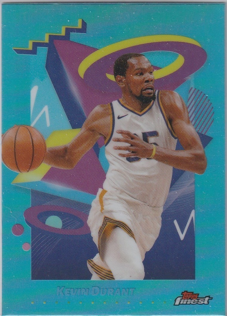 2024-25 Topps Finest - Rare Kevin Durant, Kevin Durant #279 Sky Blue ...